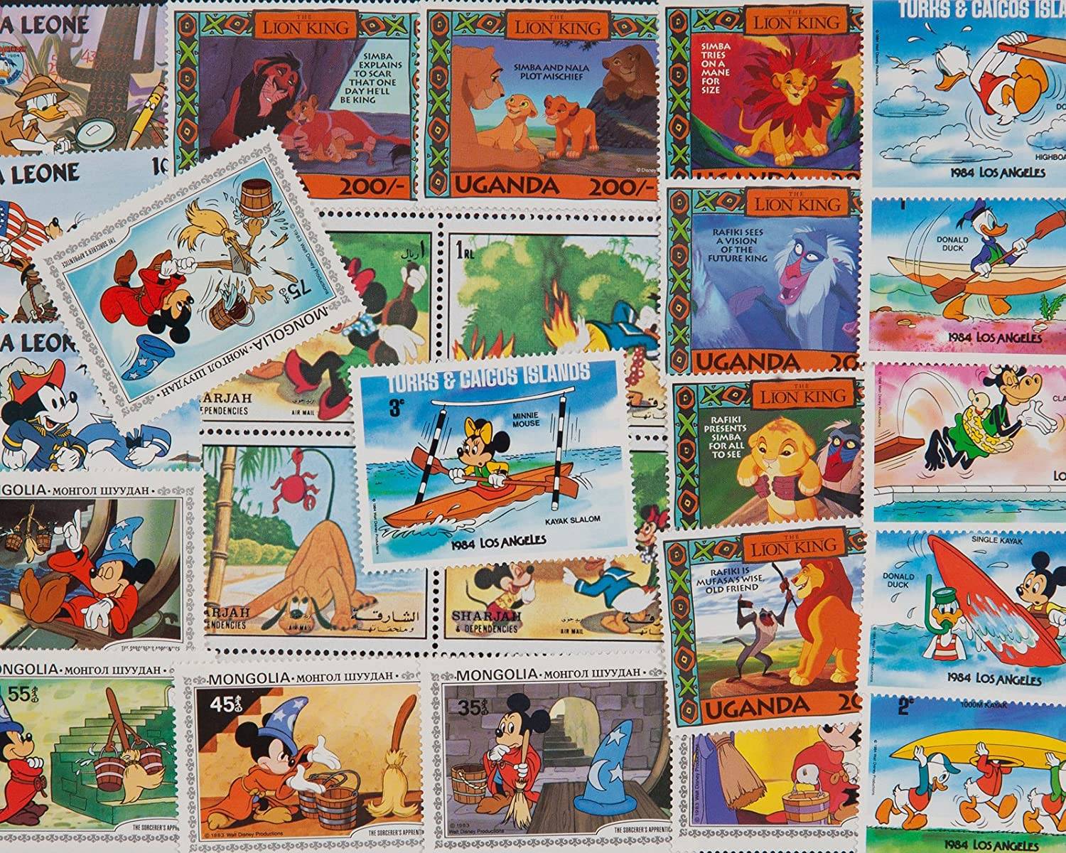 25 Walt Disney Briefmarken für Sammler Stamps Collection - All For Your ...